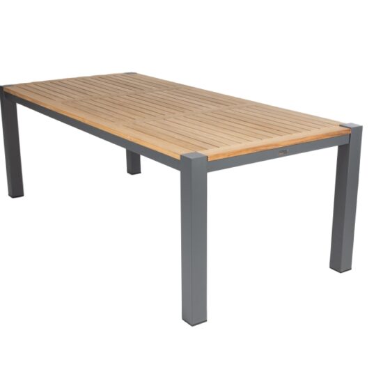Como Dining Table with Teak Top – Mountain House Furniture