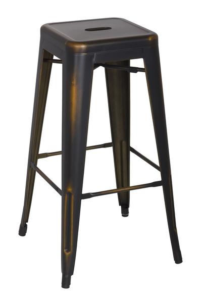 Tolix Distressed Bar Stool – Mountain House Furniture