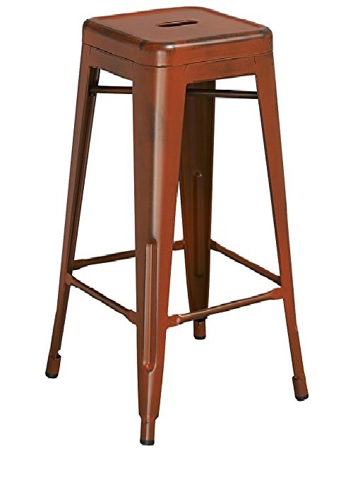 Tolix Distressed Bar Stool – Mountain House Furniture